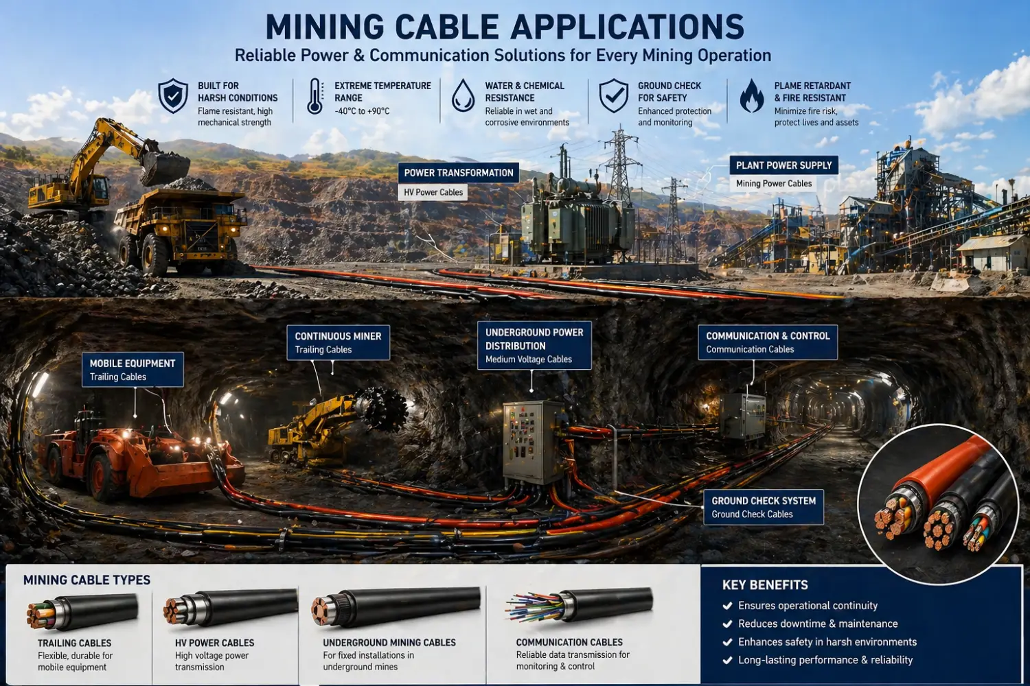 Mining Cable Guide for Harsh Environments & Safety