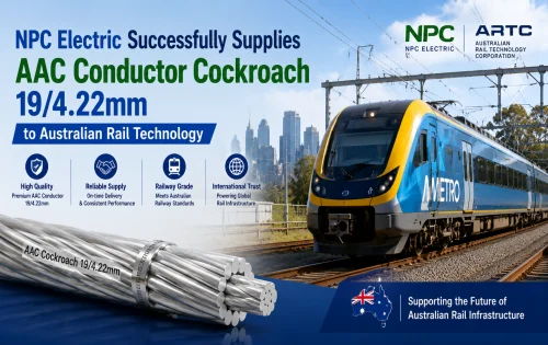NPC Electric Supplies AAC Conductor Cockroach 19/4.22mm to Australian